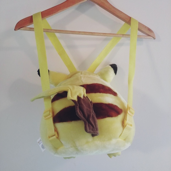 Nintendo Bags | Vintage 9s Pikachu Plush Backpack Nintendo Big | Poshmark